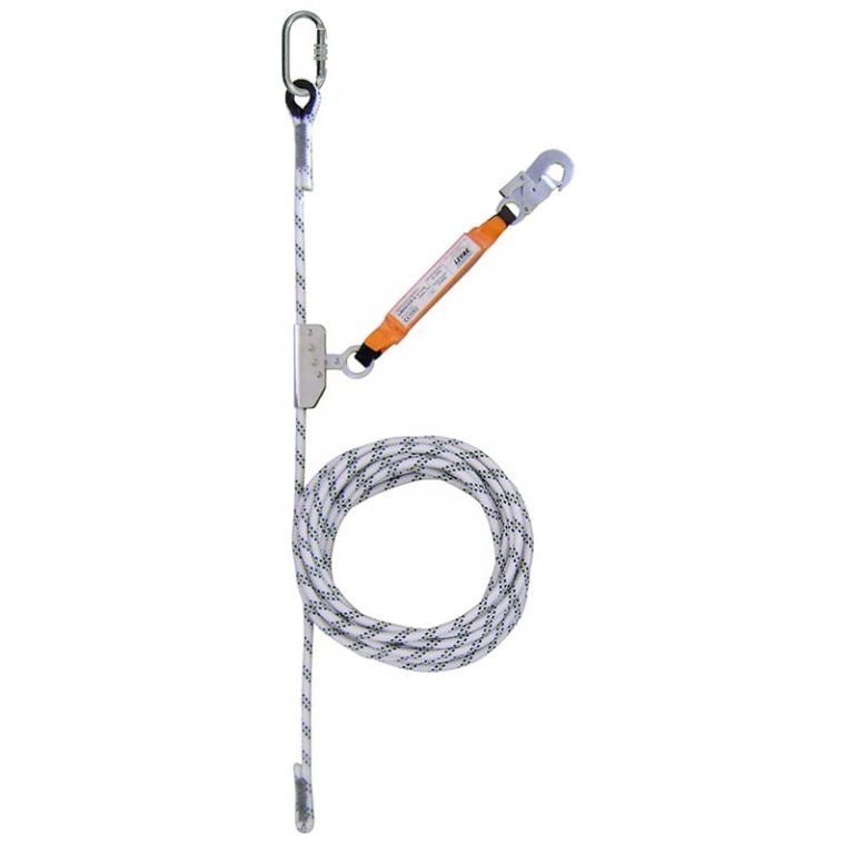 Stop-chûte à corde avec absorbeur - norme en 353-2 | Antichutes