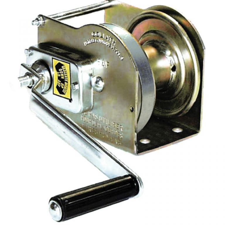 Treuil manuel de levage (et halage) auto-freiné - inox | matériel